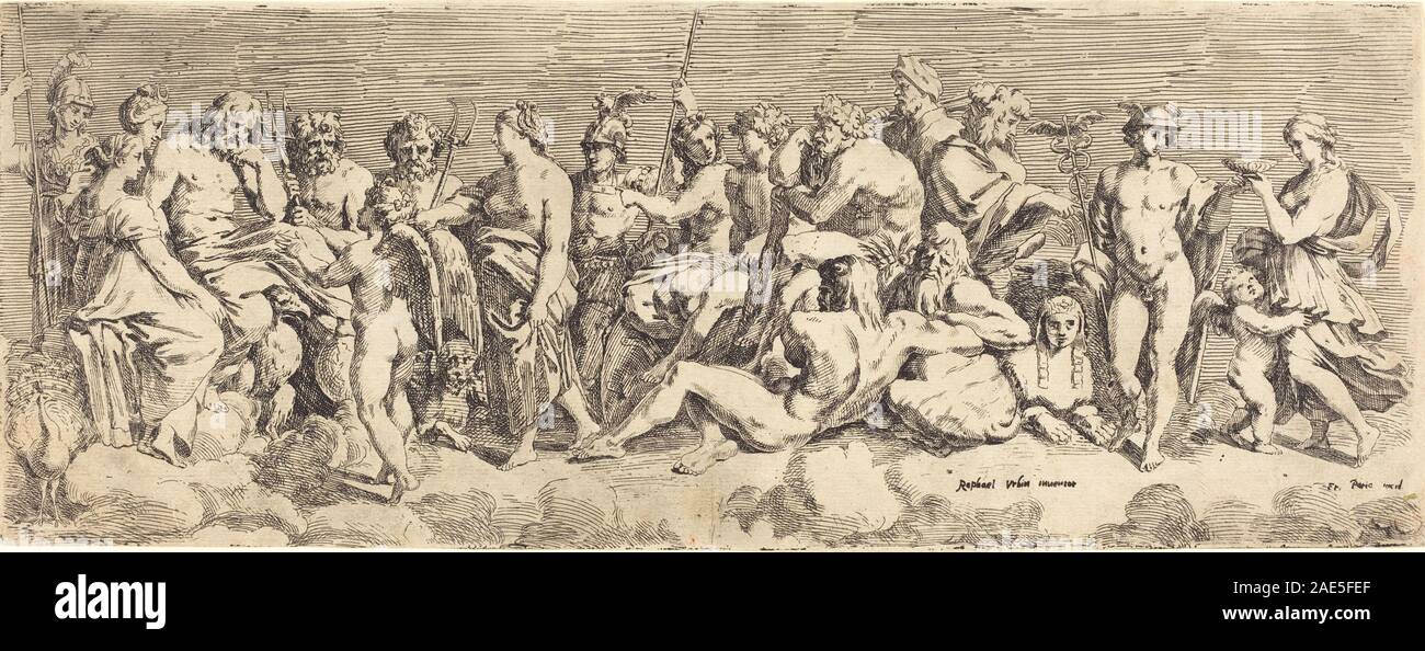 Etching by François Perrier after Raphael circa 1635 depicting the ...