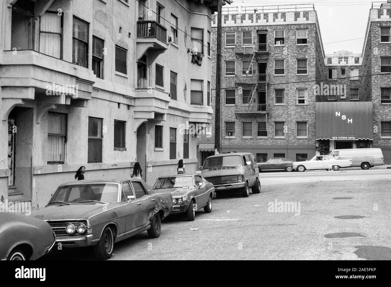 Los Angeles California Usa 1985 Archival Black And White Editorial
