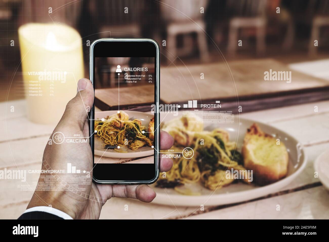 Food nutrition scanning technology hi-res stock photography and images ...