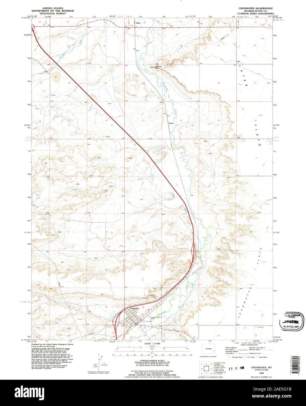 Map of chugwater hi-res stock photography and images - Alamy