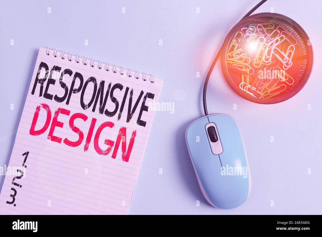 Word writing text Responsive Design. Business photo showcasing web page creation that makes use ...