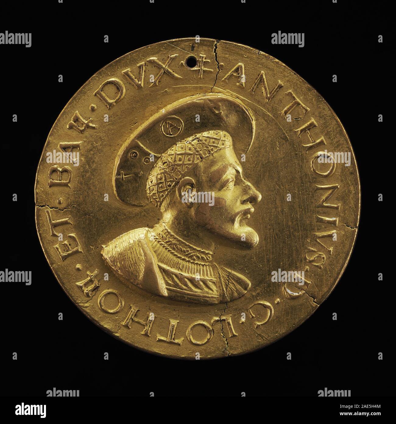 Obverse portrait of Antoine, Duke of Lorraine and Bar in 1508, created ...