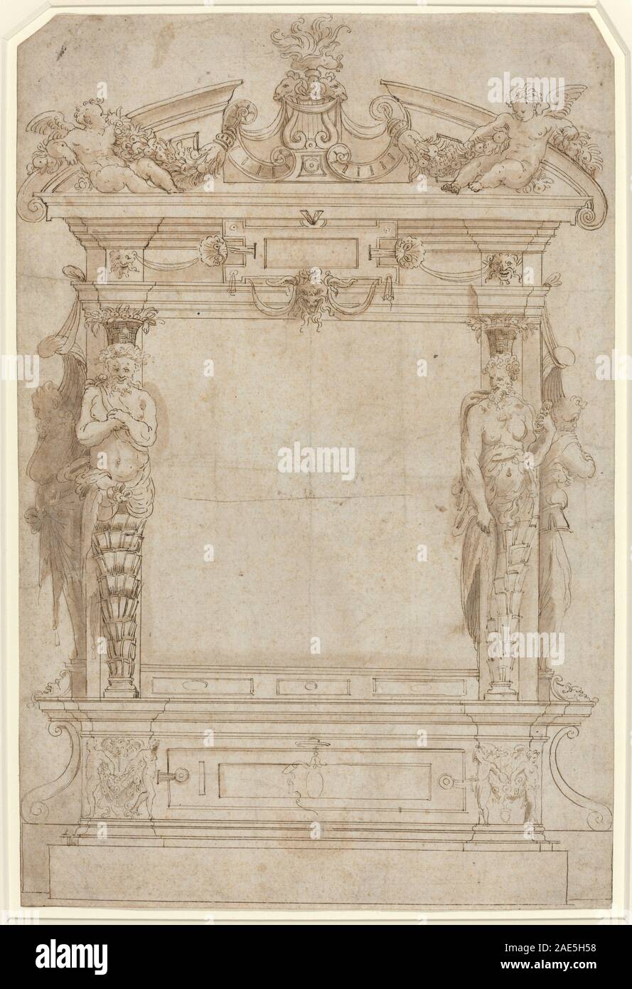 Design for an Architectural Framework; 16th century date French 16th ...