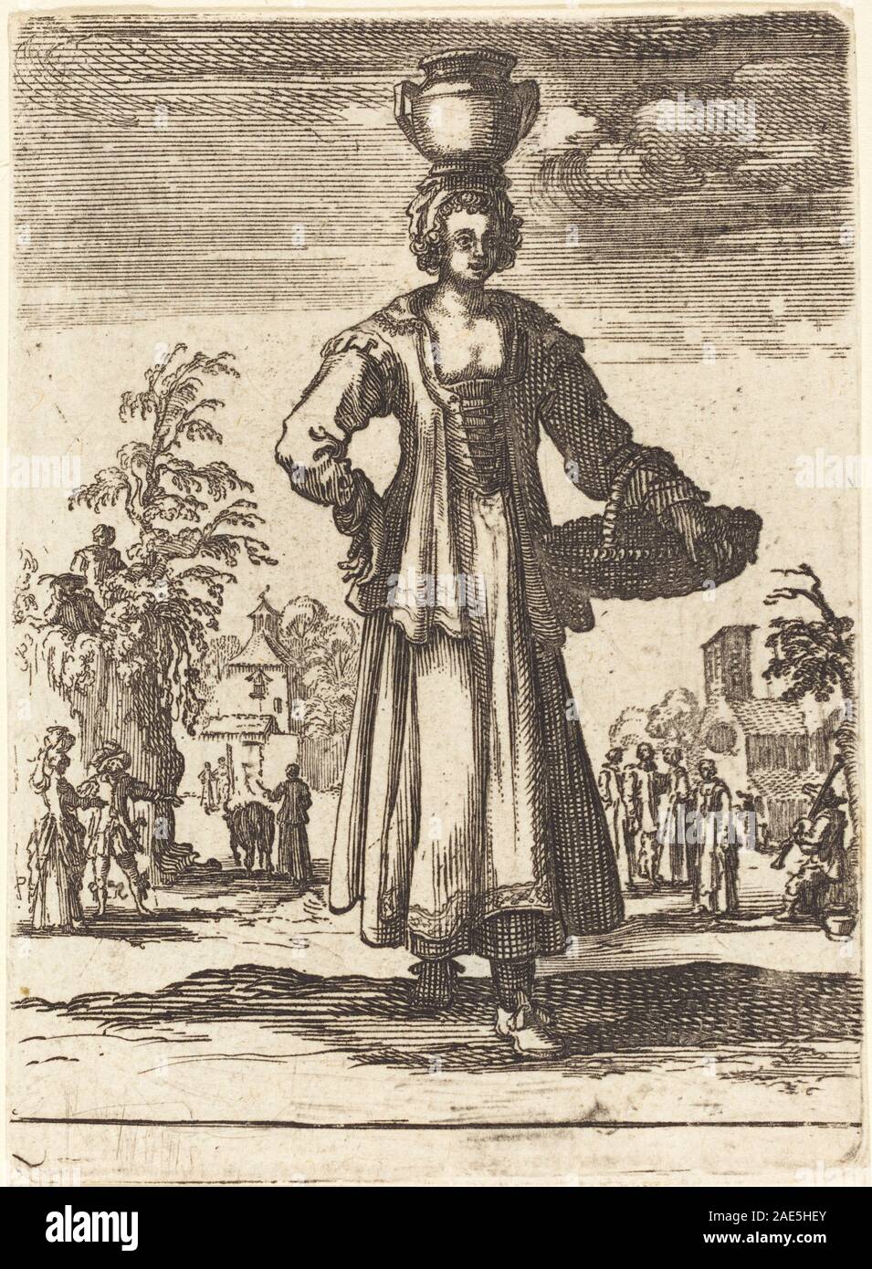 The Milkmaid French 17th Century, The Milkmaid Stock Photo - Alamy