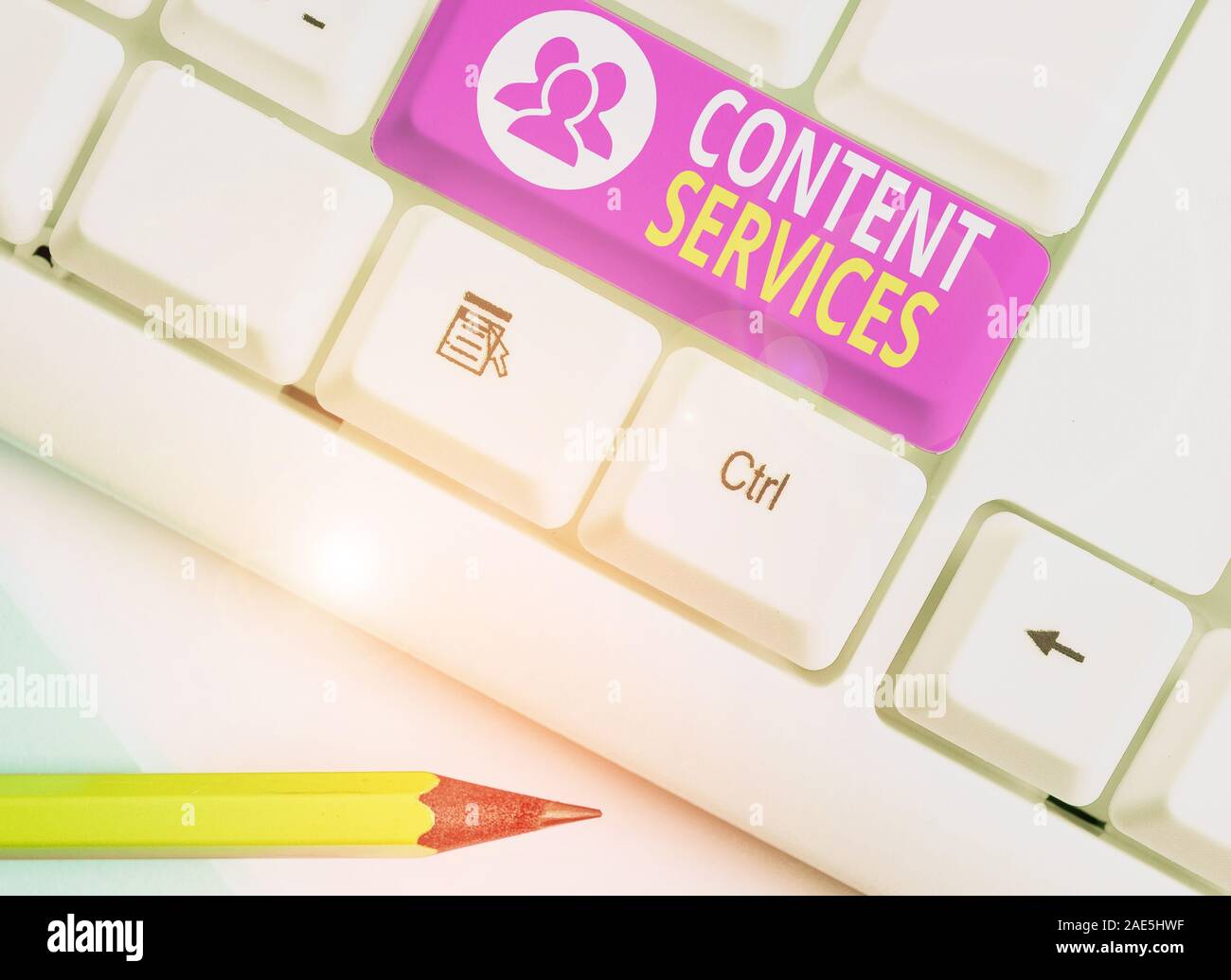 Word writing text Content Services. Business photo showcasing delivers ...