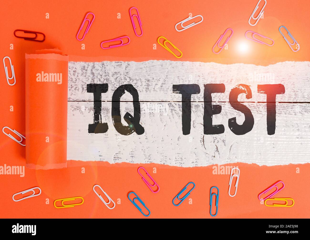Text sign showing Iq Test. Business photo text attempt to measure your ...