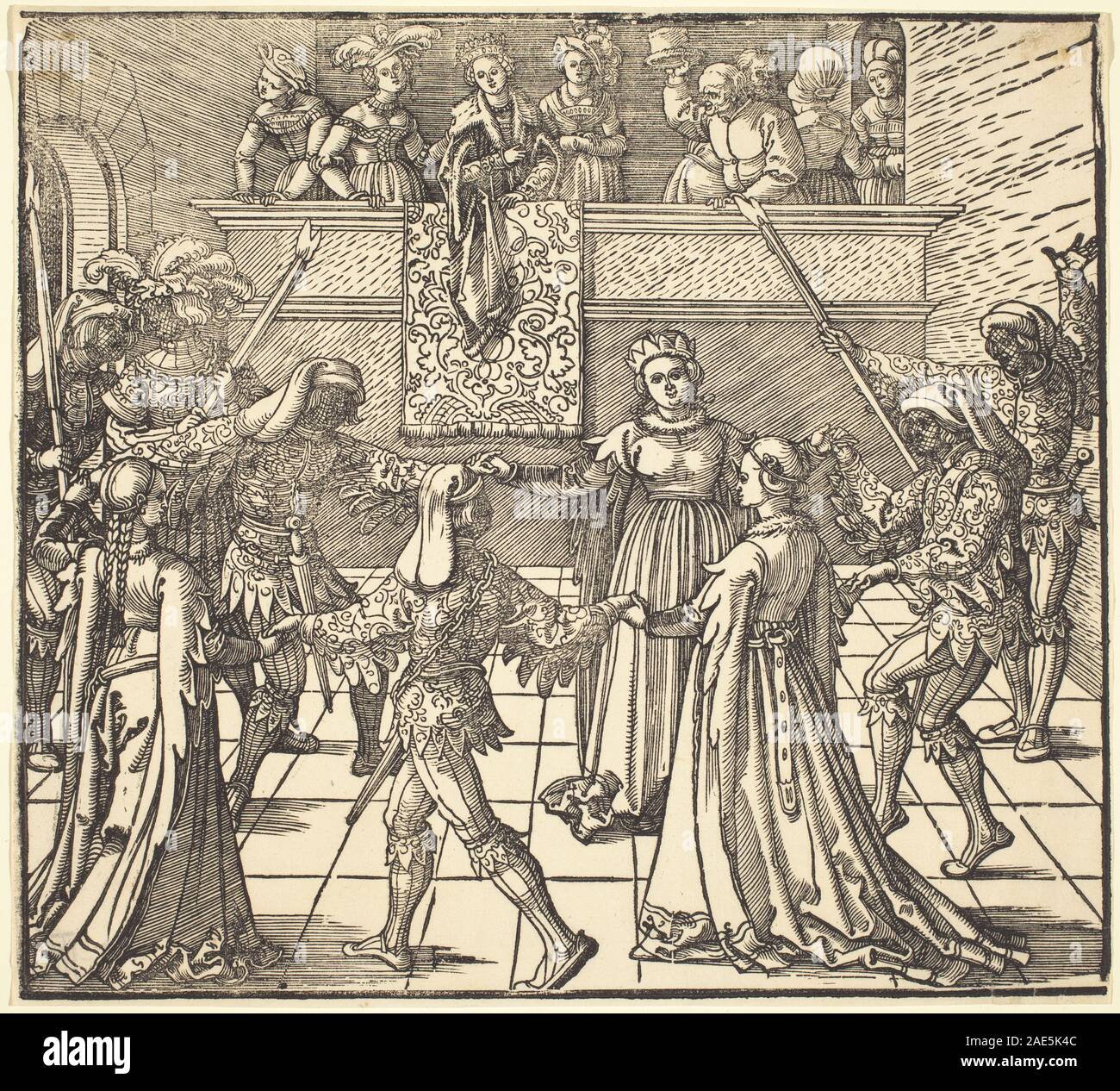This probable 1516 engraving by Albrecht Dürer depicts a masquerade ...