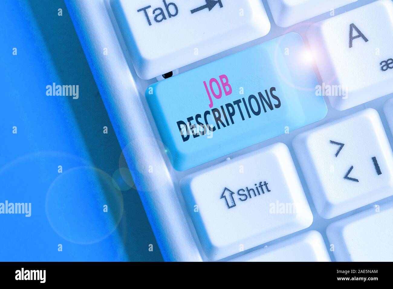 Handwriting text writing Job Descriptions. Conceptual photo a formal ...