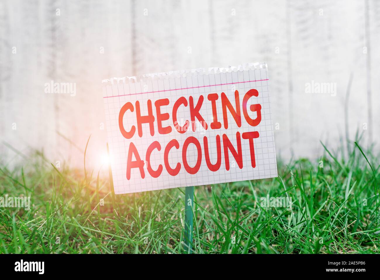 Conceptual hand writing showing Checking Account. Concept meaning bank ...