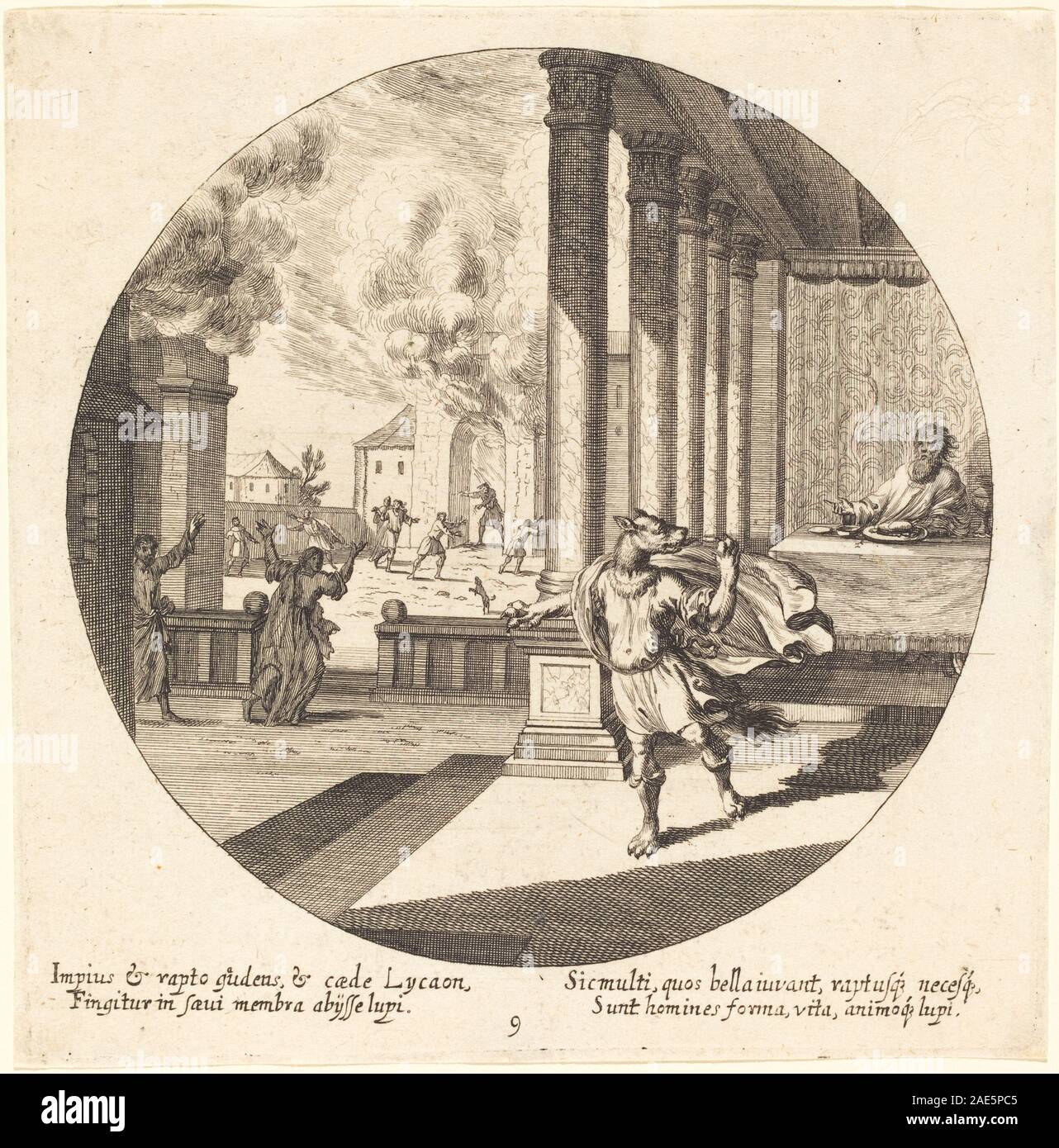 Jove Turns Lycaon into a Wolf; 1665date Georg Andreas Wolfgang, the ... Jove Turns Lycaon into a Wolf; 1665date Georg Andreas Wolfgang, the ...