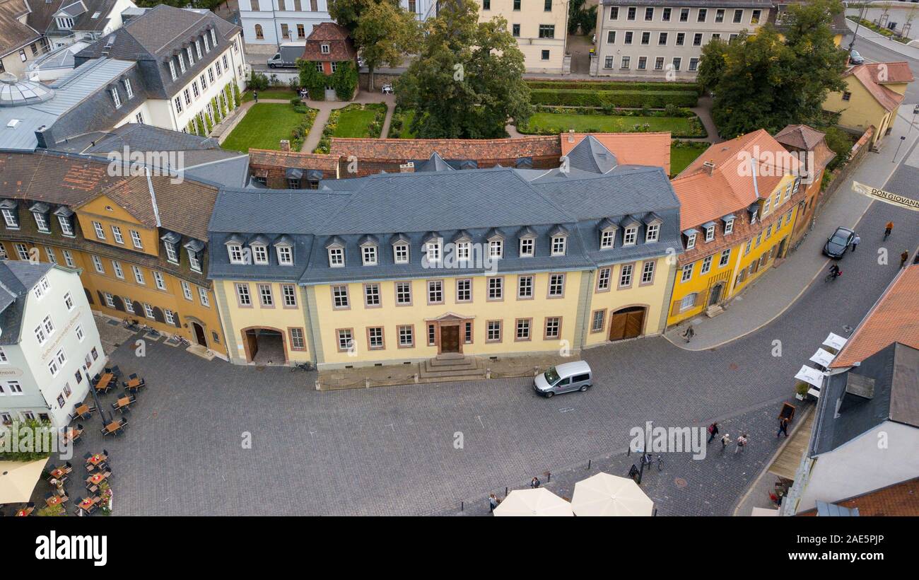 Goethe's House, Goethes Wohnhaus, Weimar, Germany Stock Photo - Alamy