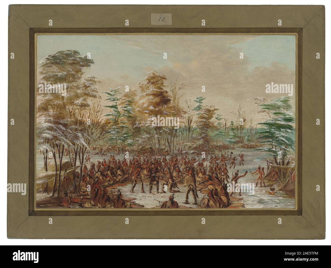 De Tonty Suing for Peace in the Iroquois Village, 1847-1848 by George ...
