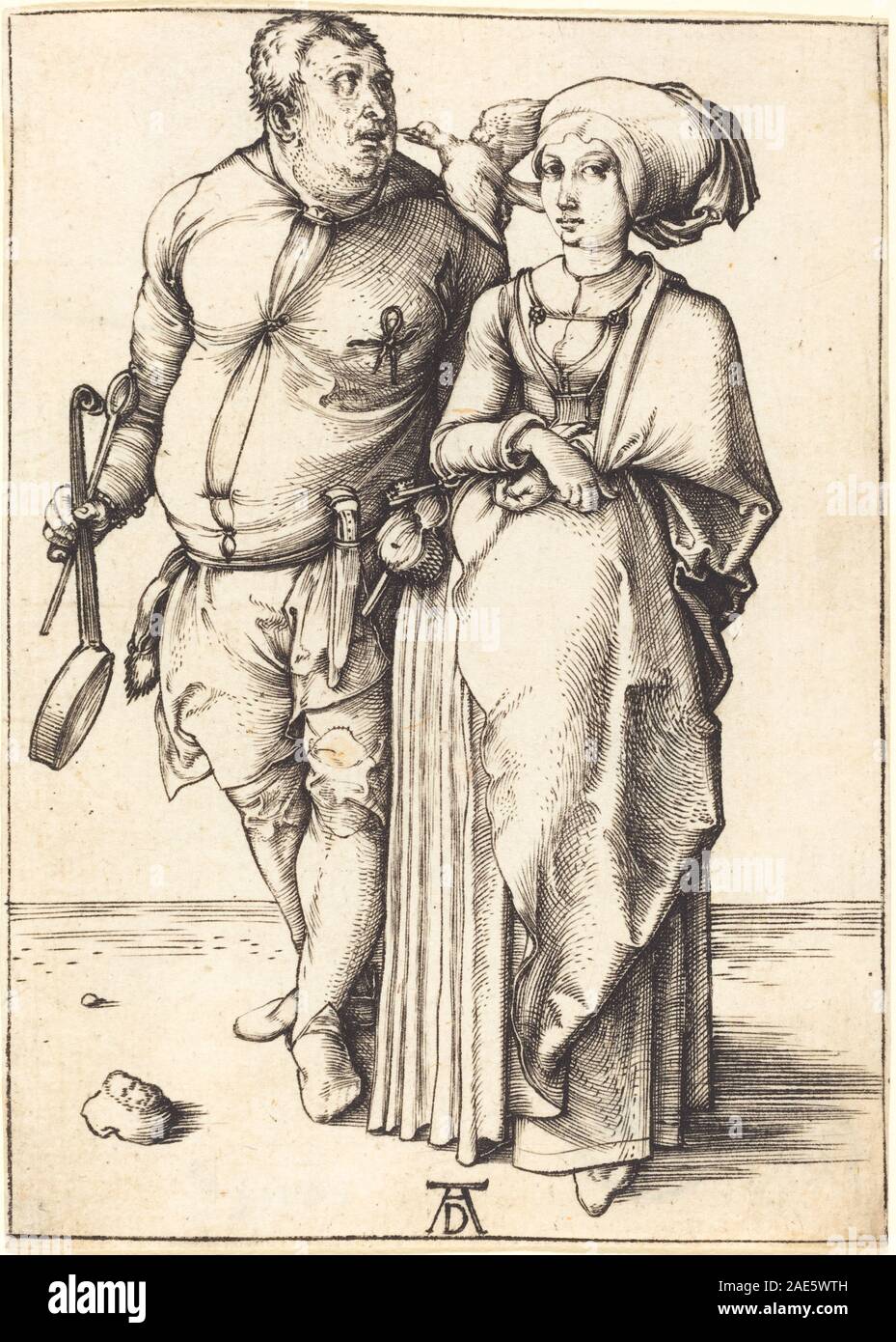 Albrecht Dürer's painting from 1496–1497 showing a cook and his wife ...
