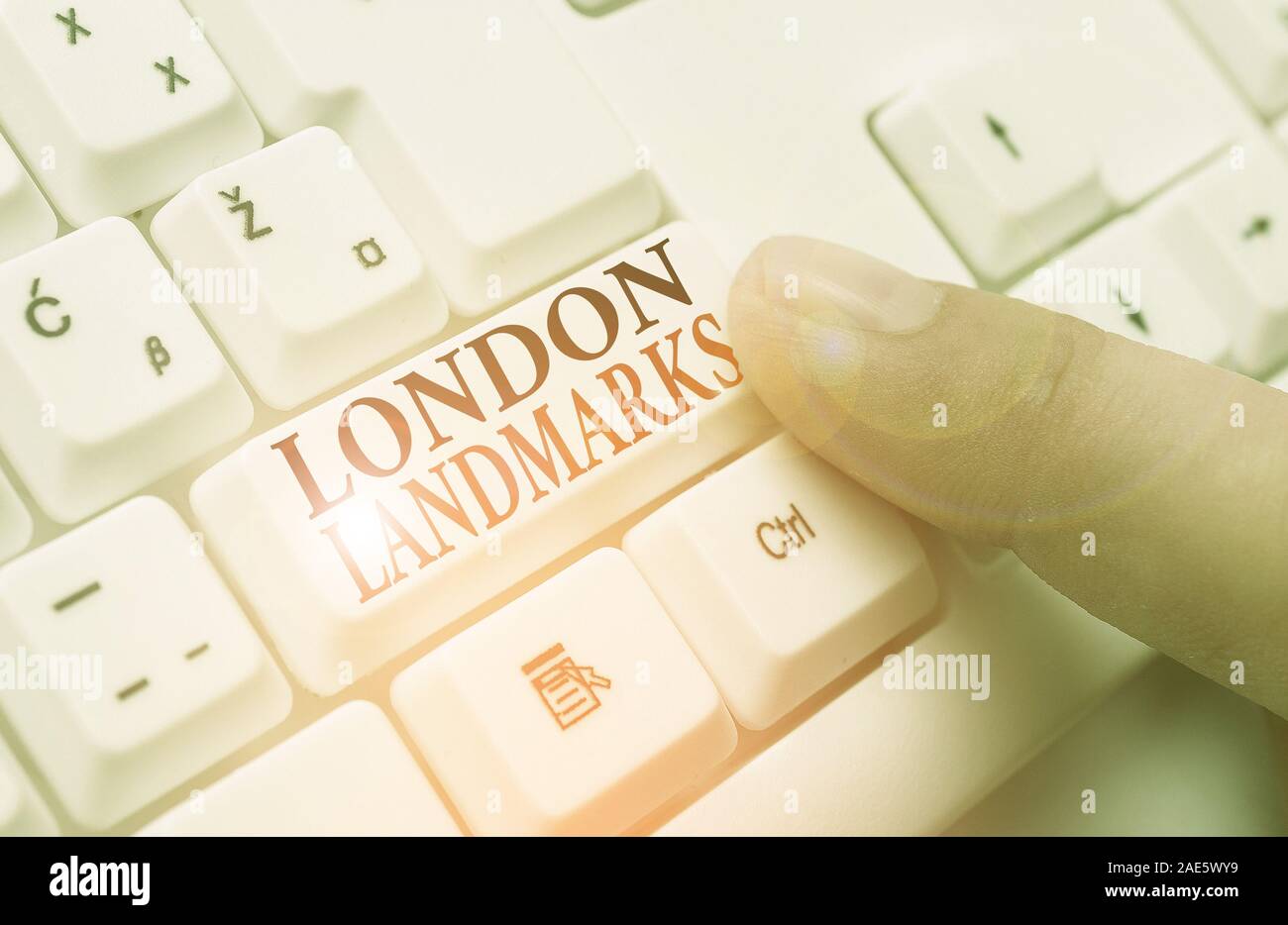 Word writing text London Landmarks. Business photo showcasing most ... Word writing text London Landmarks. Business photo showcasing most ...