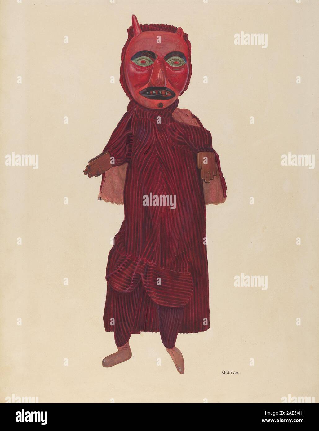 Old Nick, the Devil; c. 1937 George File, Old Nick, the Devil, c 1937 ...