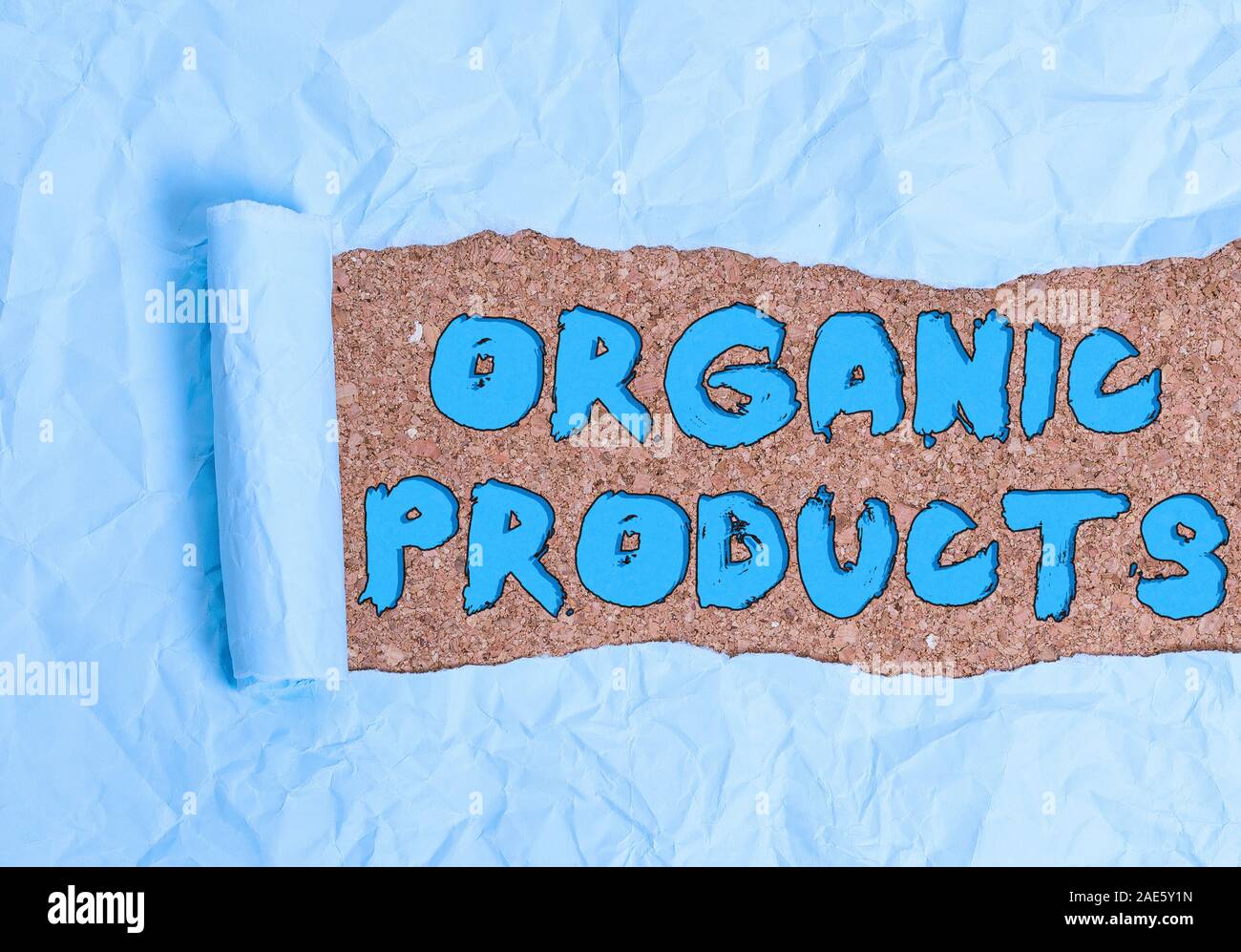 Word writing text Organic Products. Business photo showcasing made from ...
