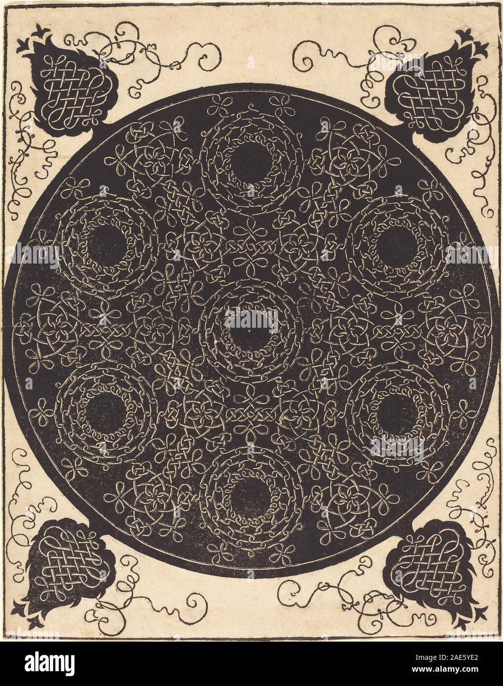 The Fourth Knot (combining seven circular groups of knots with black ...