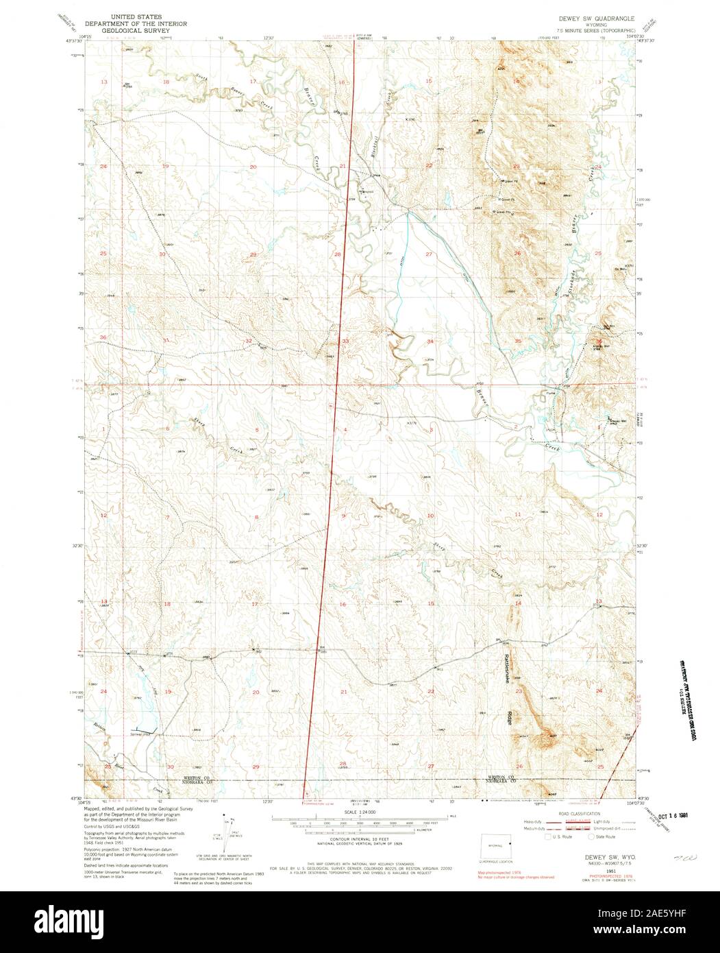 Dewey map Cut Out Stock Images & Pictures - Alamy