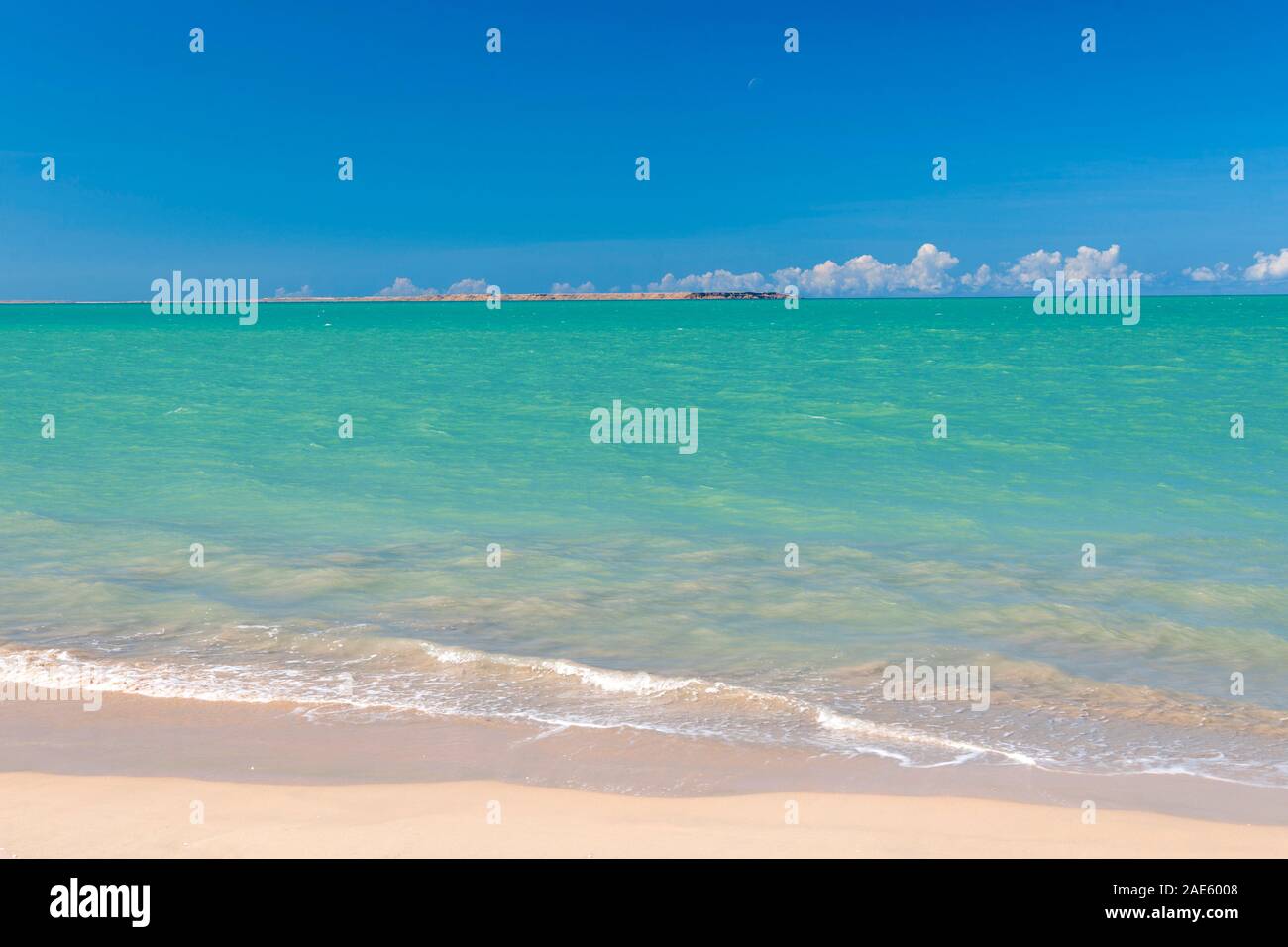 Coastal scenery in the Guajira, peninsula of northern Colombia Stock ...
