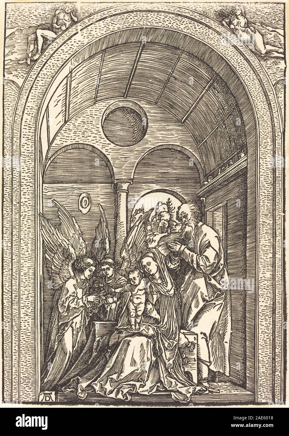A c.1504 Albrecht Dürer artwork depicting the Holy Family with two ...