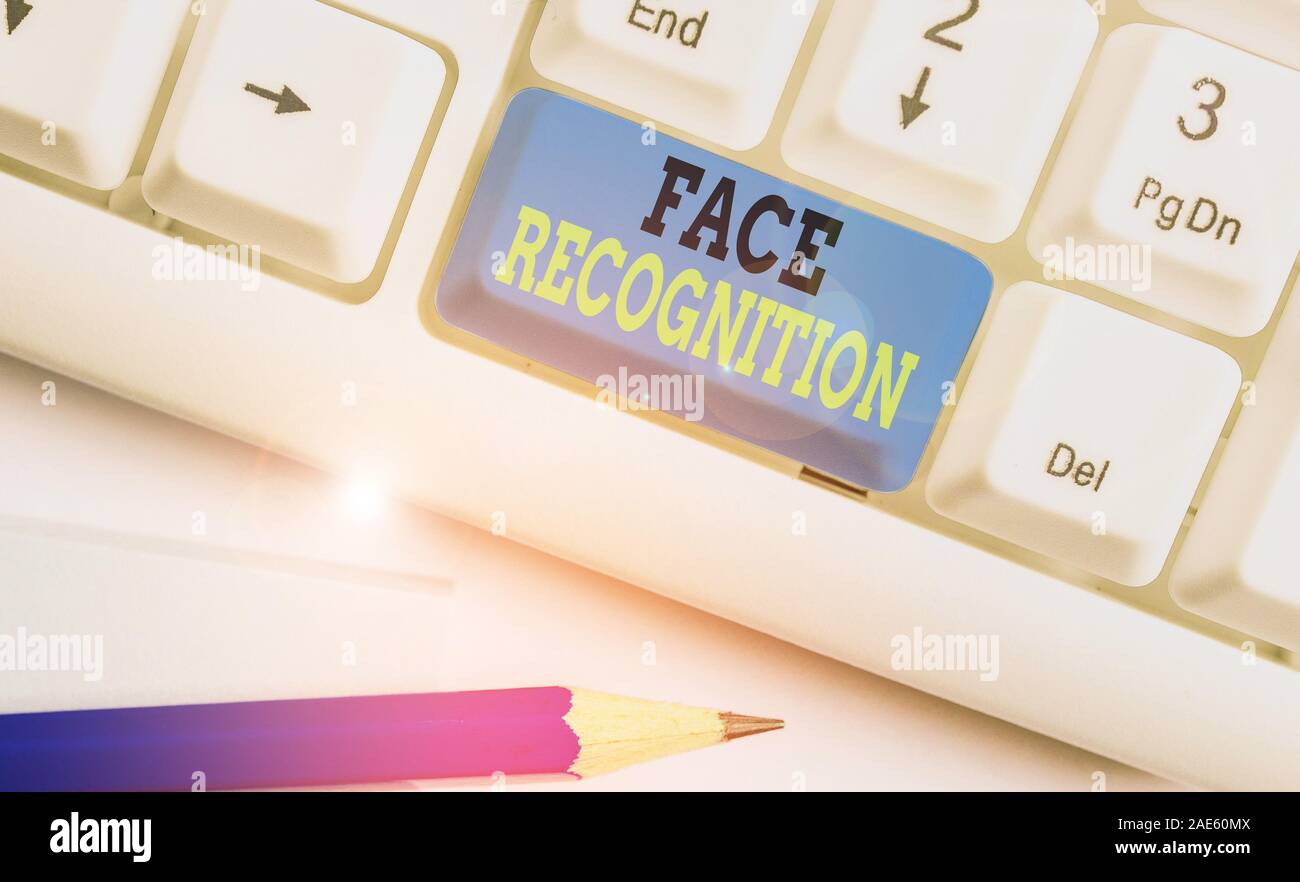 Conceptual hand writing showing Face Recognition. Concept meaning ...