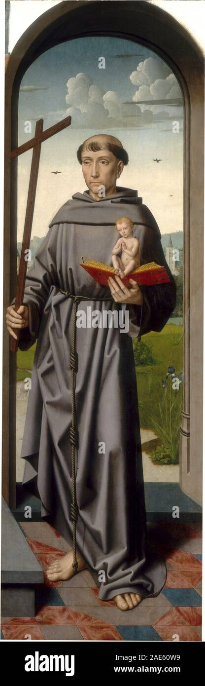 The Saint Anne Altarpiece: Saint Anthony of Padua [right panel]; c ...