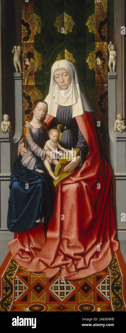 The Saint Anne Altarpiece: Saint Anne with the Virgin and Child [middle panel]; c. 1500/1520 ...