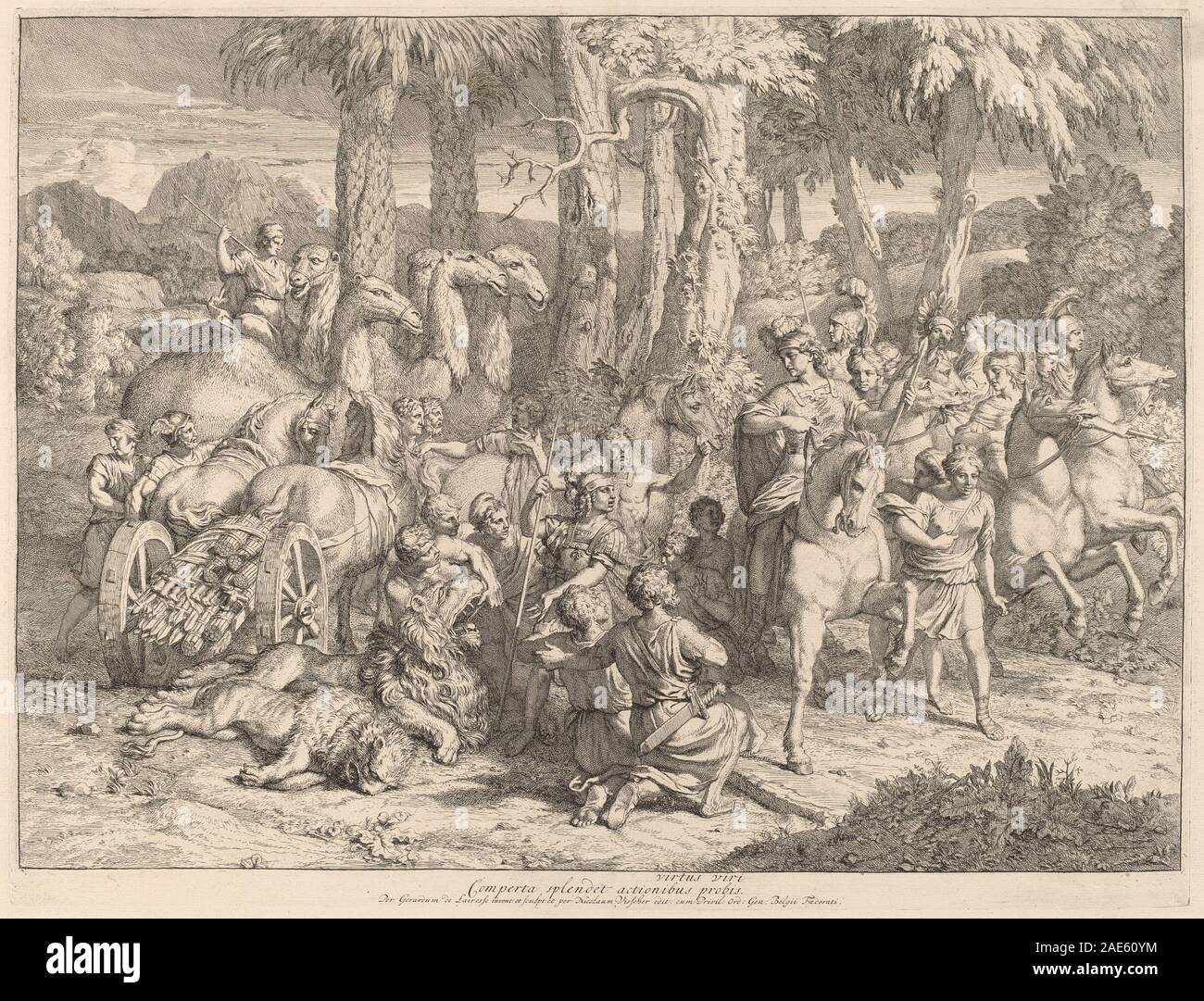Semiramis on the lion hunt hi-res stock photography and images - Alamy