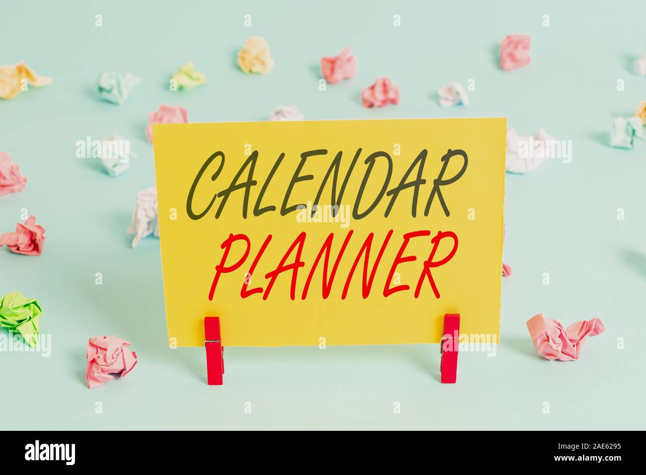 Text sign showing Calendar Planner. Business photo text schedule of ...