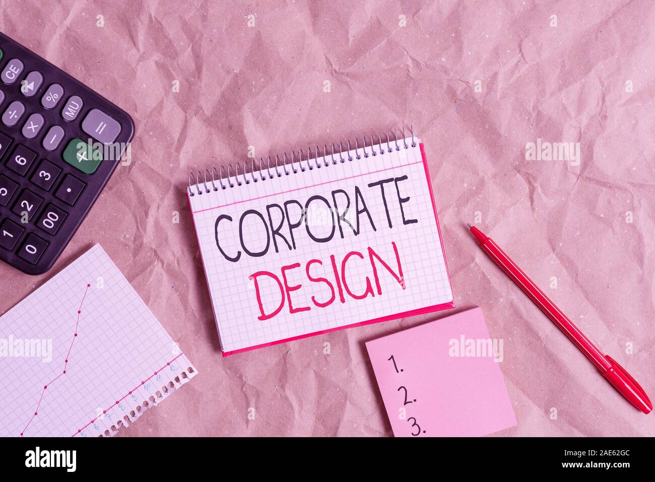 Text sign showing Corporate Design. Business photo text official ...