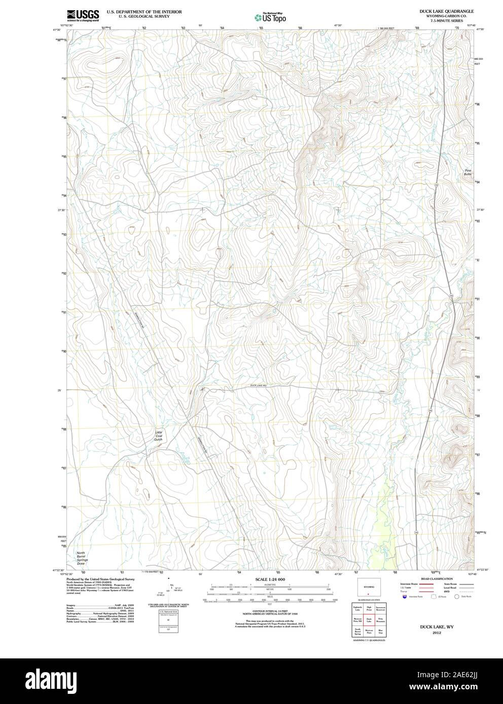 Duck lake map Cut Out Stock Images & Pictures - Alamy