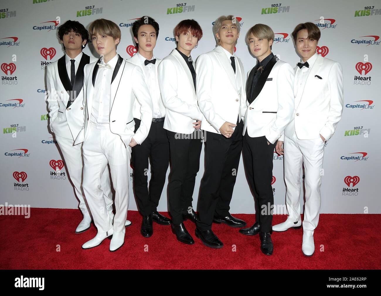 BTS at KIIS FMs iHeartRadio Jingle Ball 2019 held at the Forum Los ...