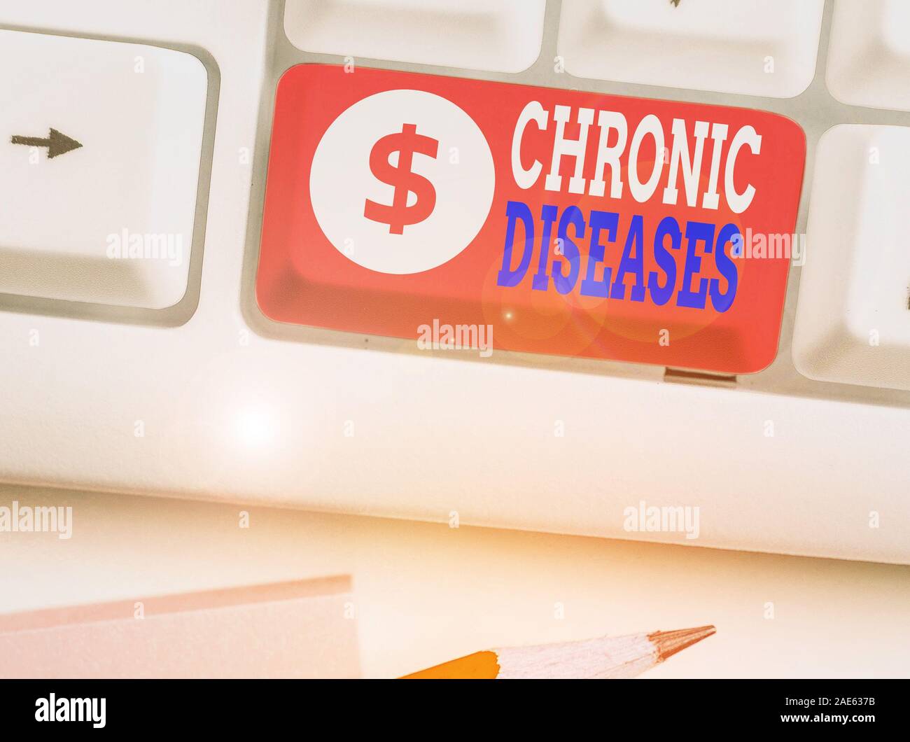 Handwriting text writing Chronic Diseases. Conceptual photo A disease ...