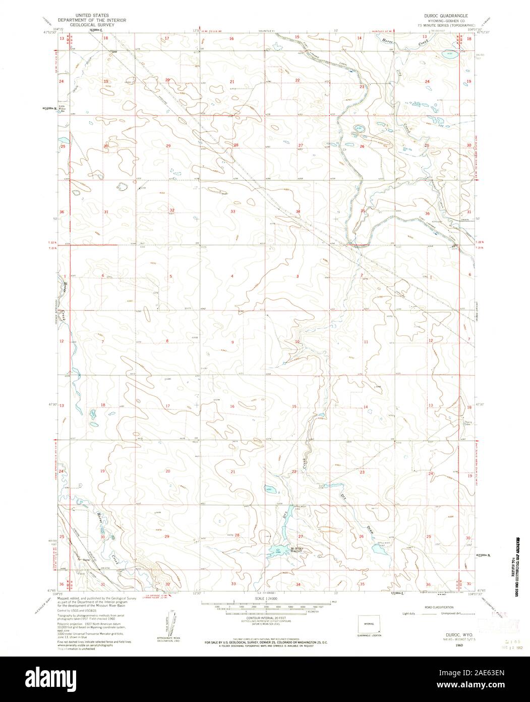 WY Duroc 339272 1960 24000 Restoration Stock Photo - Alamy