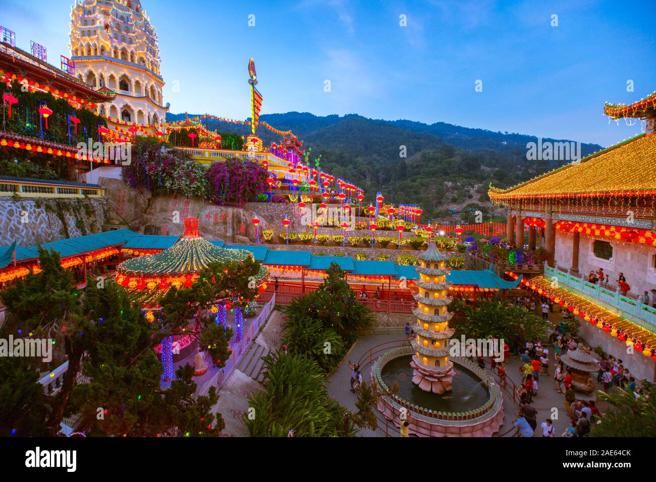 Kek Lok Si temple, a famous tourist landmark in Penang Malaysia Stock ...