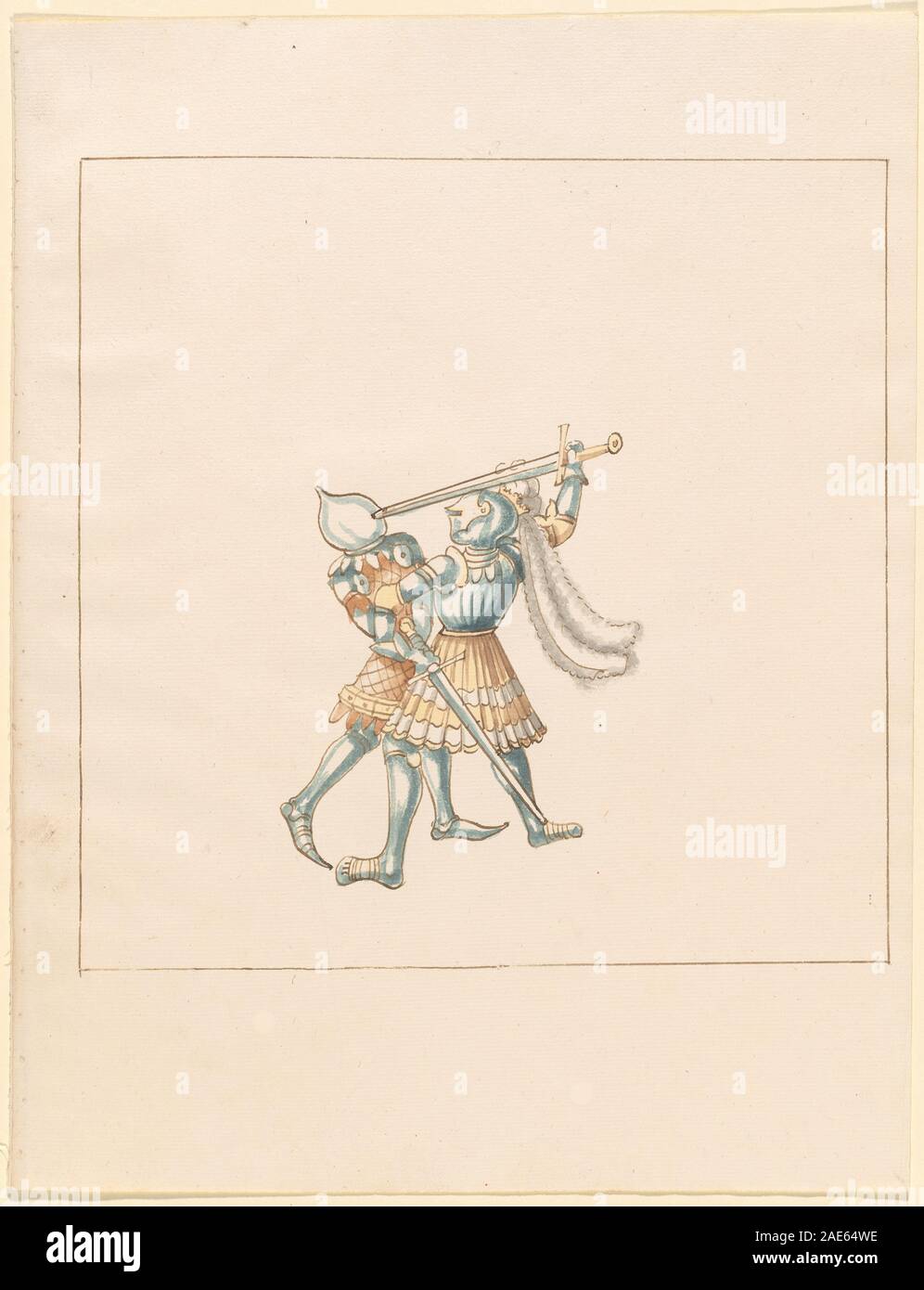 A c.1515 German manuscript known as Freydal depicting Emperor ...
