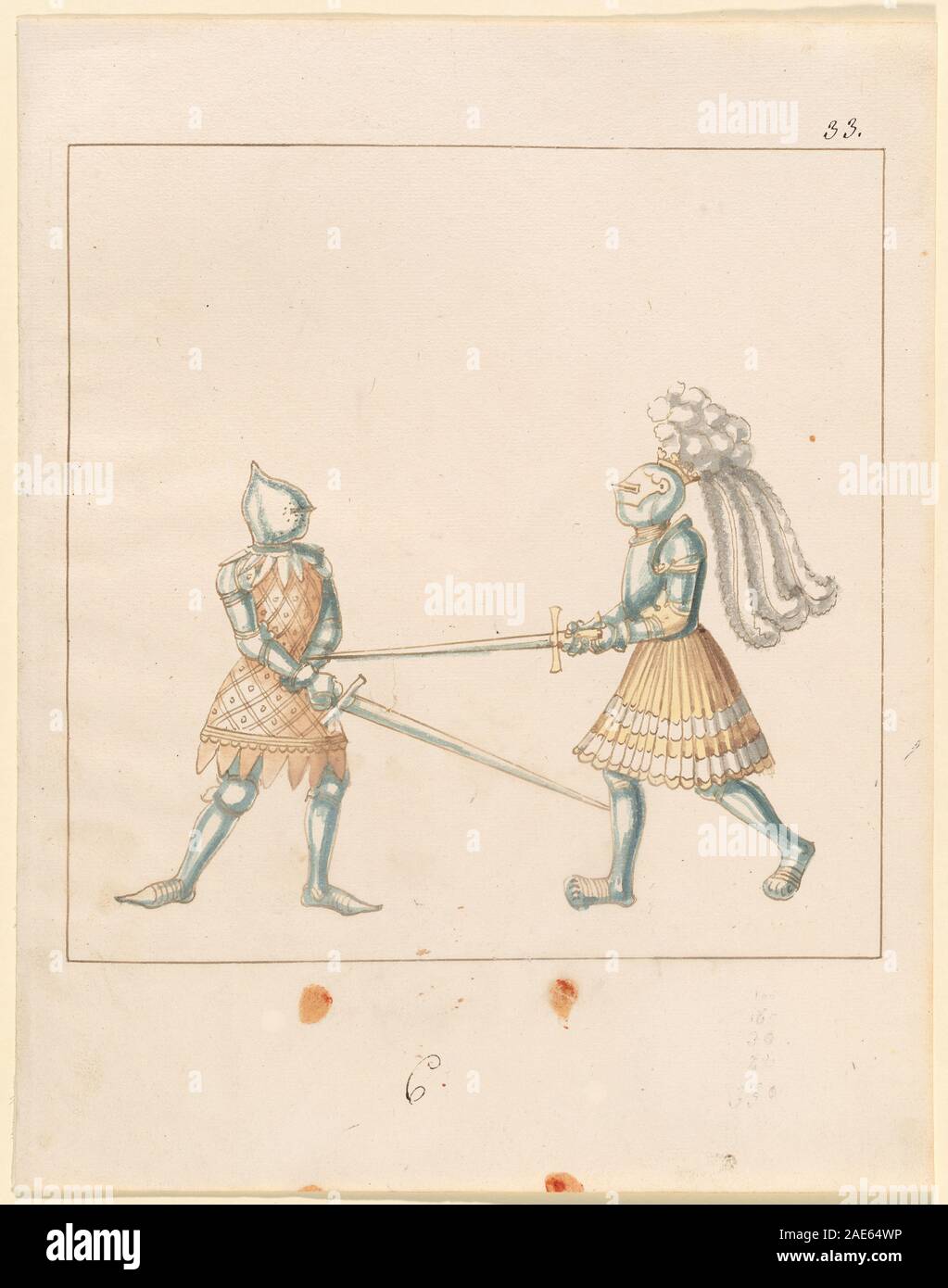 A German 16th-century manuscript illustrating Emperor Maximilian I's ...