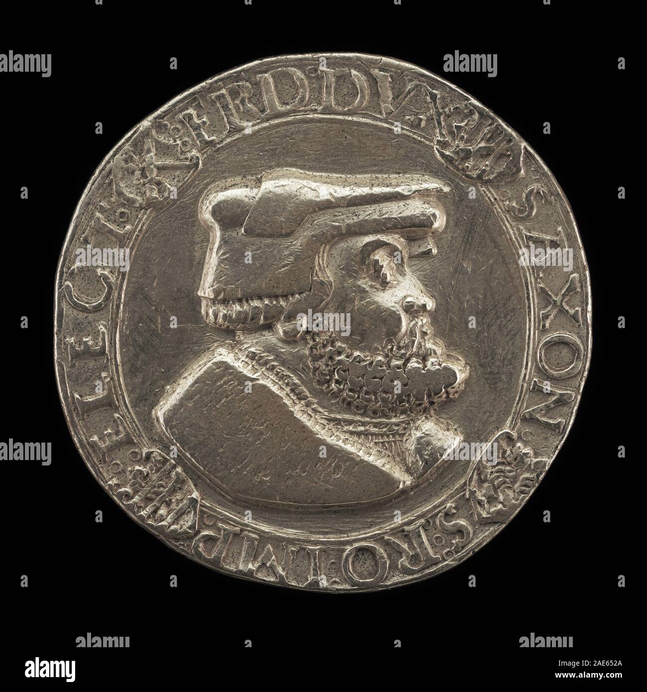 A German 16th-century coin or medal depicting Friedrich III the Wise ...