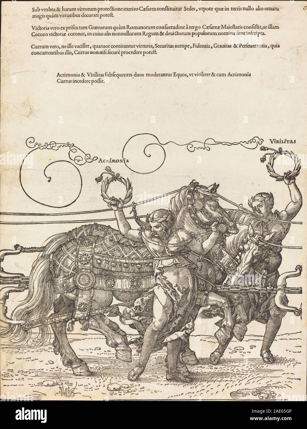 The Triumphal Chariot of Maximilian I (The Great Triumphal Car) [plate ...