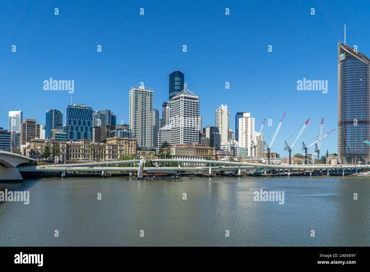 Brisbane, capital of the Australian state of Queensland, is a large ...