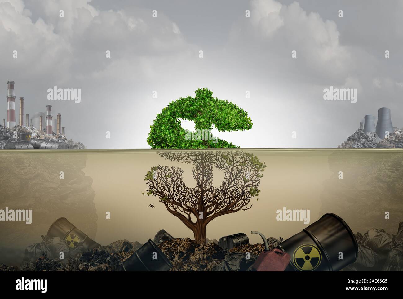 Pollution toxic ecology eco sign hi-res stock photography and images ...