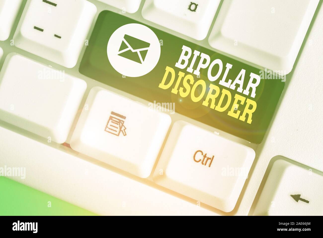 Handwriting text Bipolar Disorder. Conceptual photo mental illness that ...