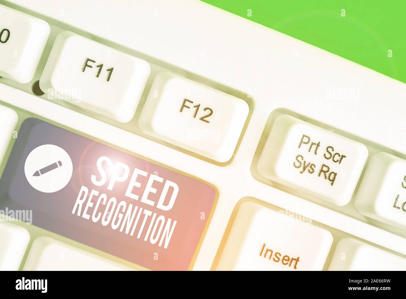 Conceptual hand writing showing Speed Recognition. Concept meaning ...