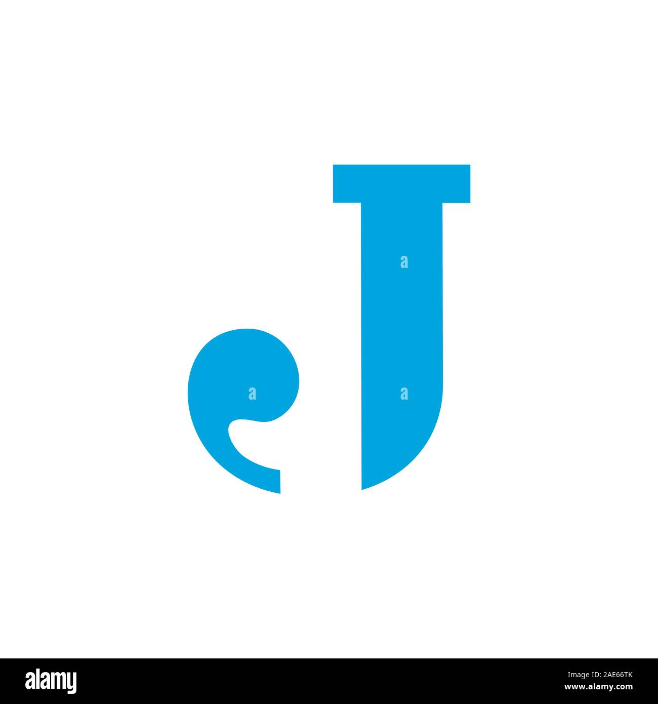 letter j simple geometric logo vector Stock Vector Image & Art - Alamy