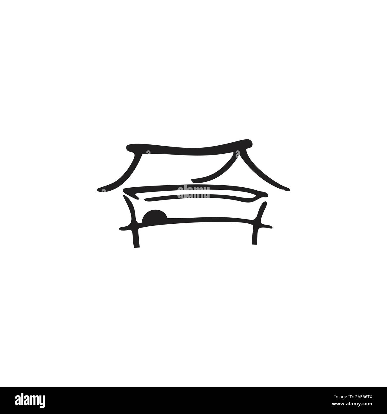 Log cabin vector vectors Cut Out Stock Images & Pictures - Alamy