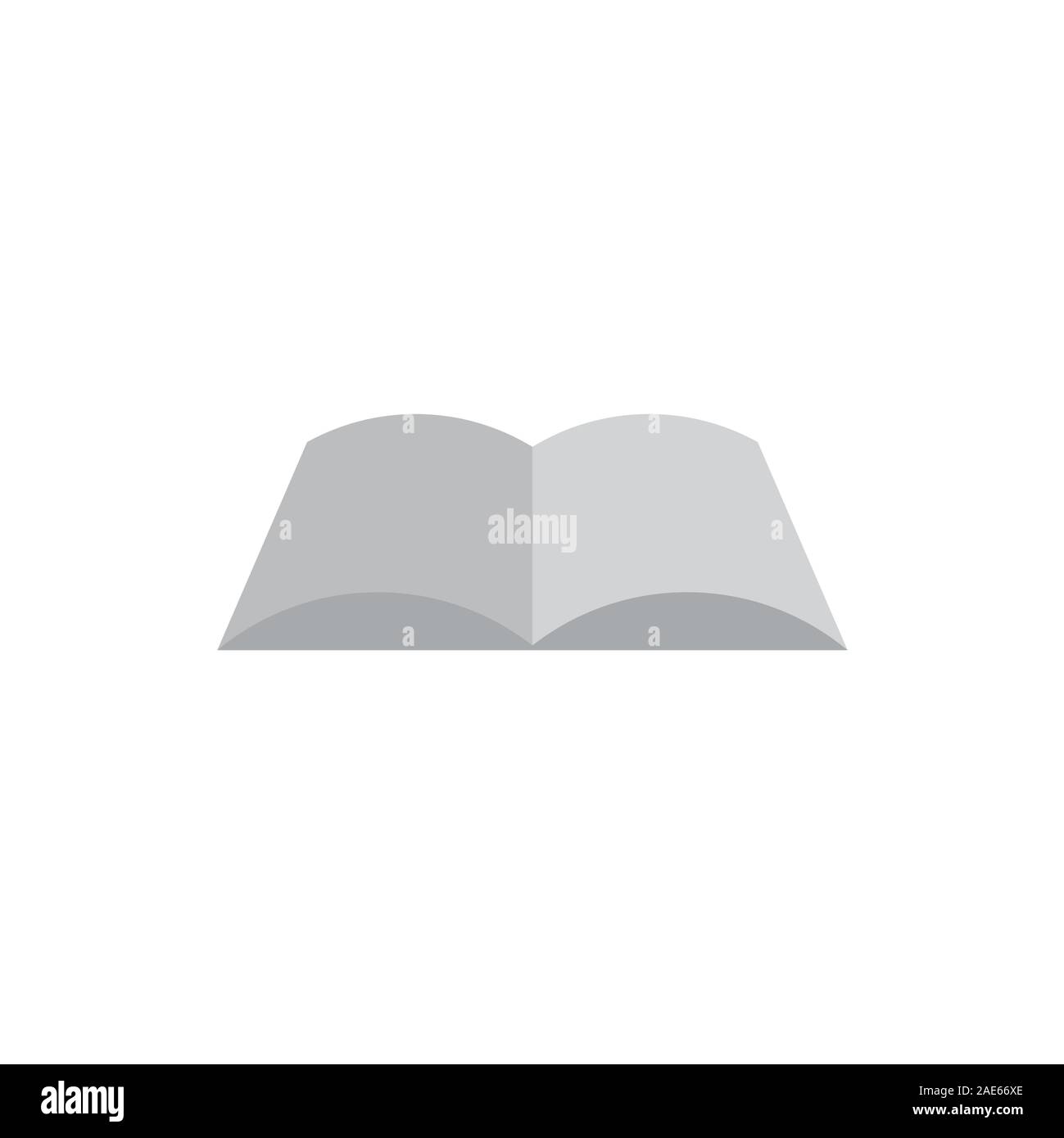 Open vector white glyph Cut Out Stock Images & Pictures - Alamy