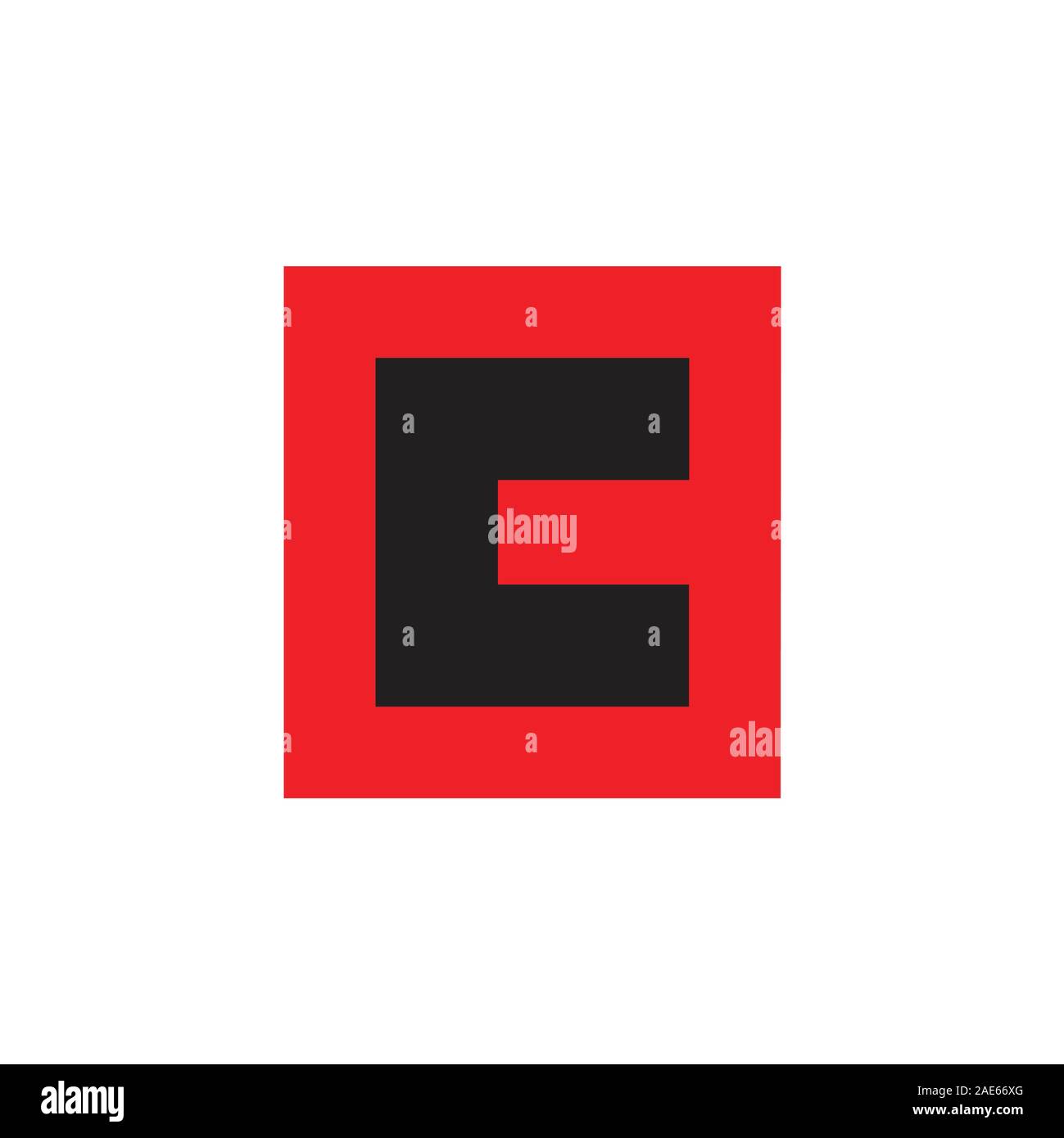 letter c simple geometric square logo Stock Vector Image & Art - Alamy