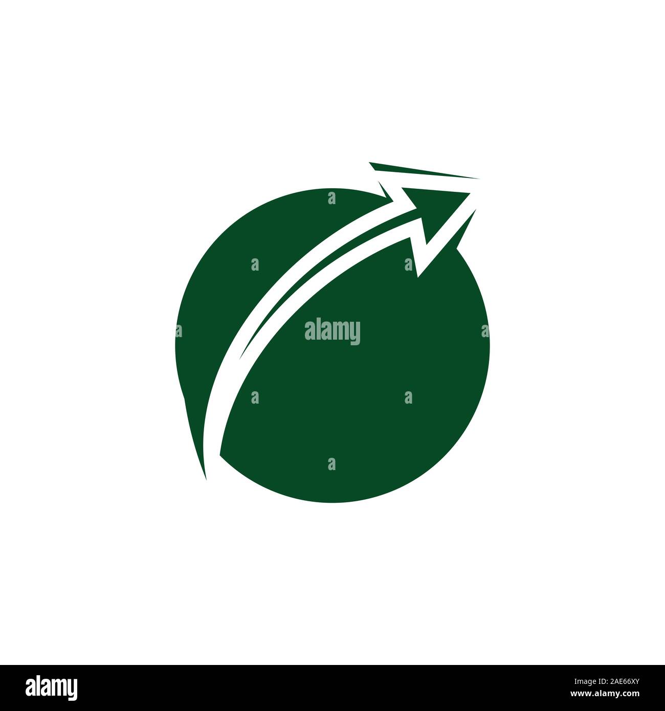 simple geometric arrow up earth logo vector Stock Vector Image & Art ...