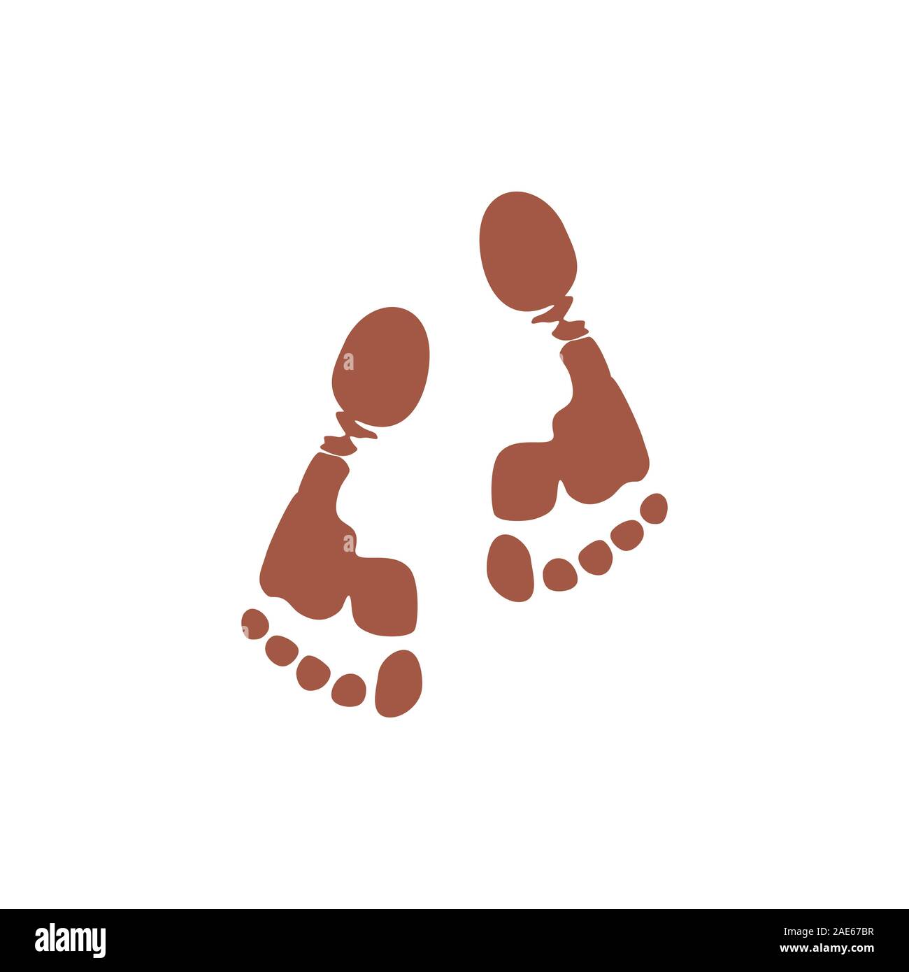 Paw print in mud Cut Out Stock Images & Pictures - Alamy