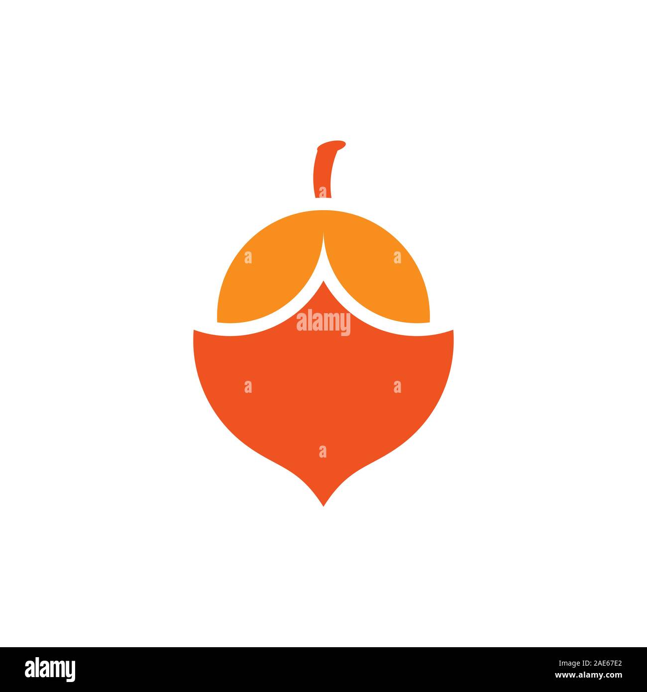 peanut geometric symbol logo vector Stock Vector Image & Art - Alamy